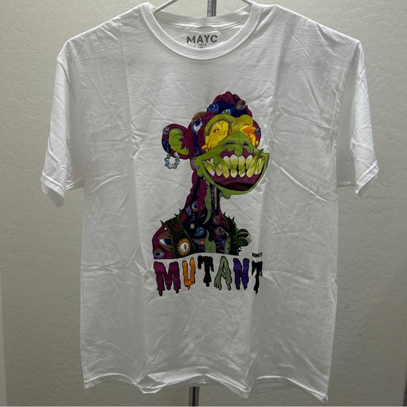 MAYC | Shirts | Mayc Mutant Ape Yacht Club Tshirt White 673 Size Extra ...